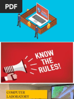 Basic Computer Lab Rules and Guidelines | PDF