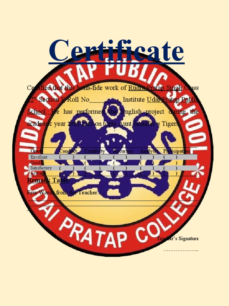 English Project Class 12th | PDF