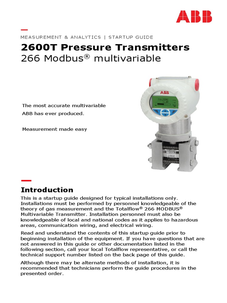 Abb PT Modbus 2105328mnad | PDF | Electrical Wiring | Pipe (Fluid ...