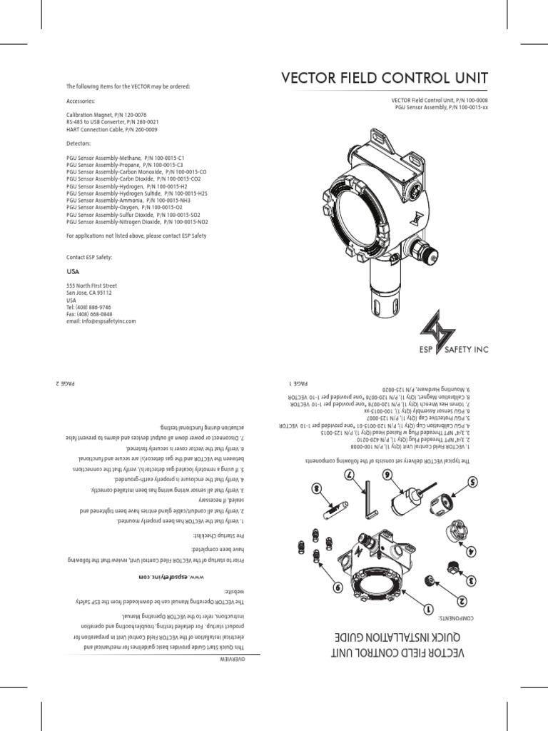 VECTOR Field Control Unit Installation Guide | PDF | Electrical Wiring ...