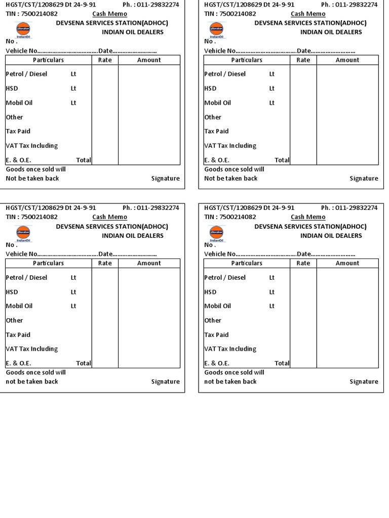 Bills-Book & Fuel | PDF | Diesel Fuel | Economies