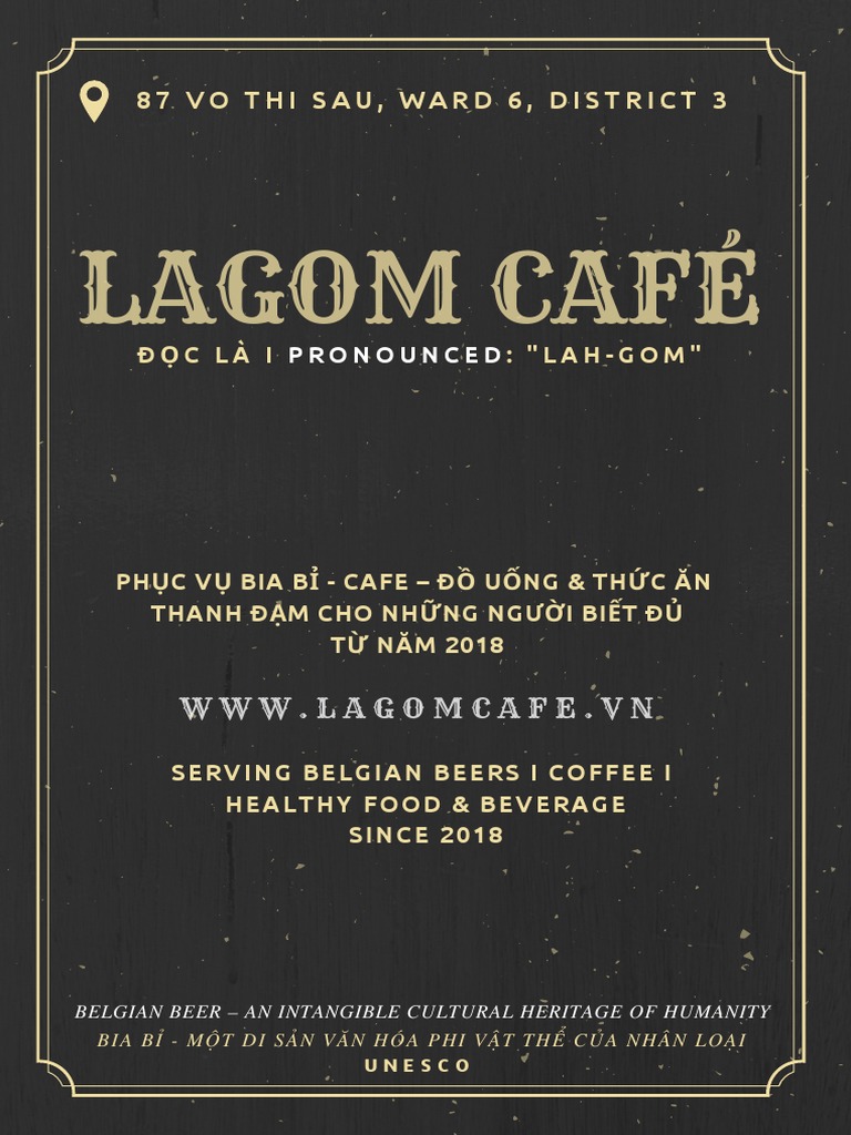 Lagom Cafe Menu Dec 2021 | PDF