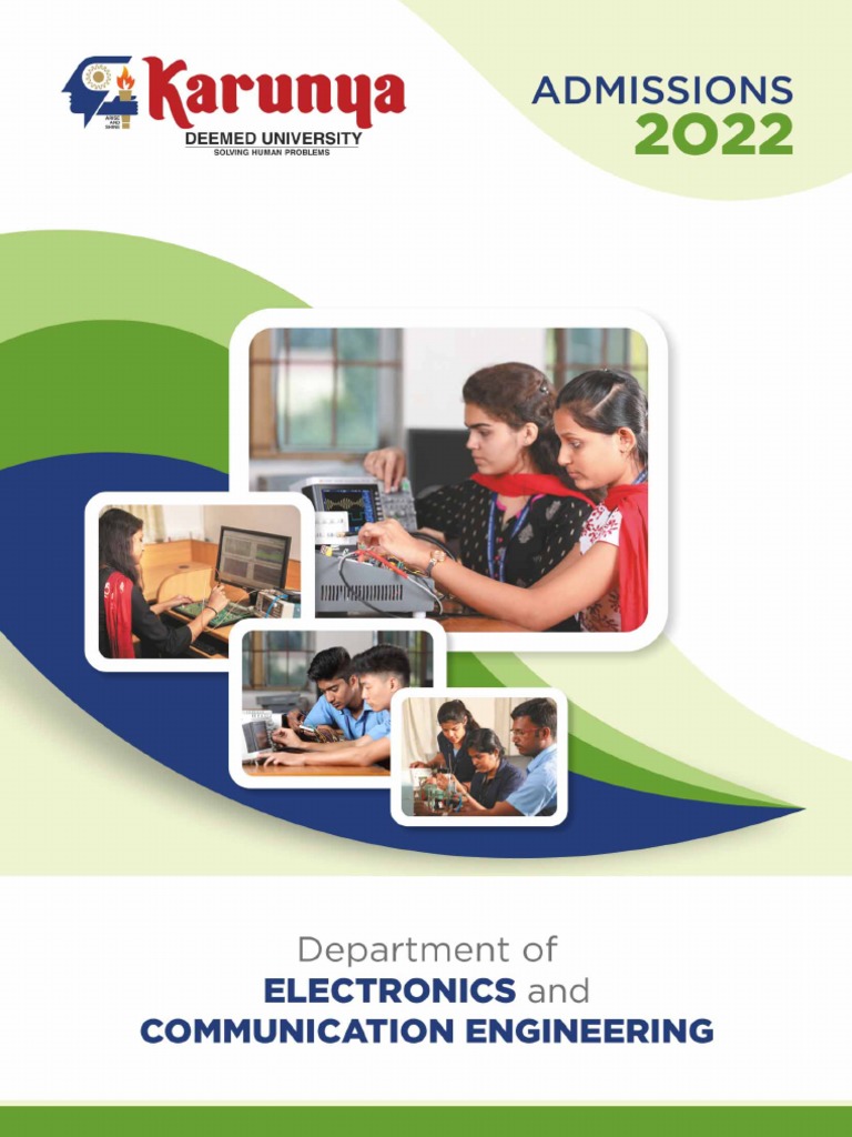 ECE Brochure 2022 Karunya | PDF