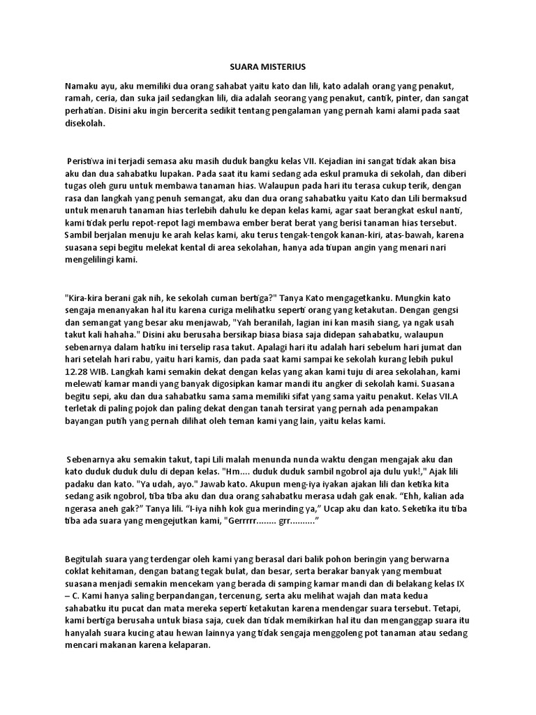 1000 Kata - Cerpen Min 11 | PDF