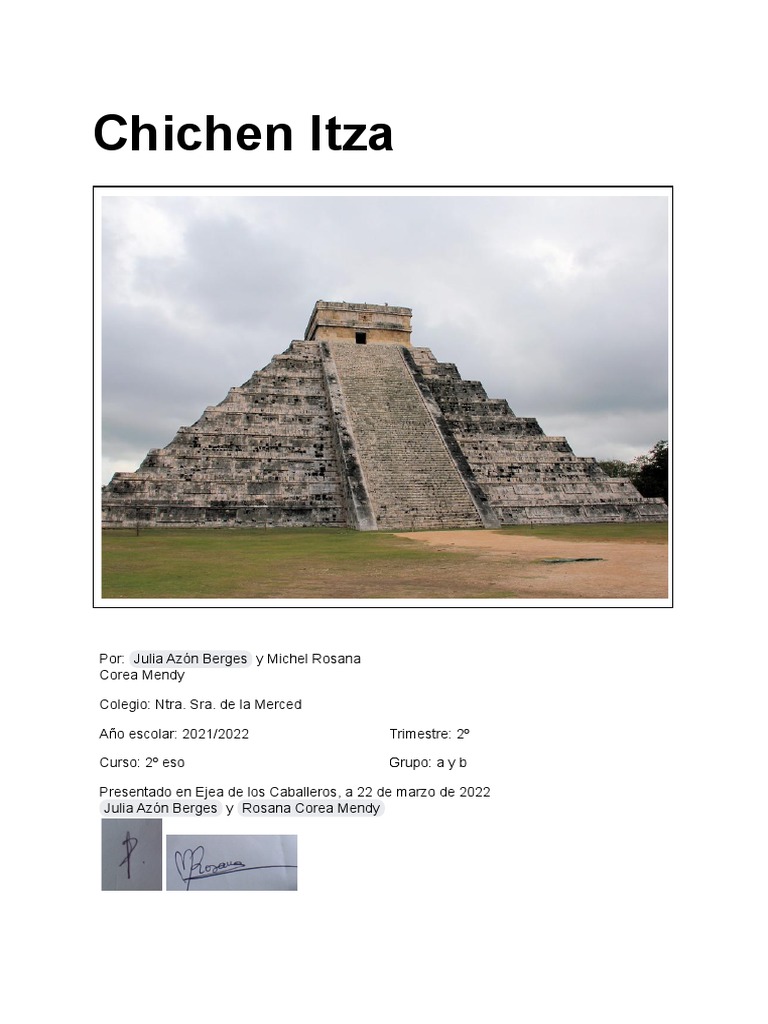 Chichen Itza Tecnología | PDF