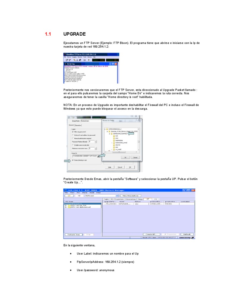 Upgrade The Ericsson Node B Software | PDF | Arquitectura de ...