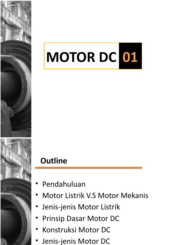 03 Motor DC 01 Prinsip Kerja Dan Konstruksi Motor Listrik DC | PDF