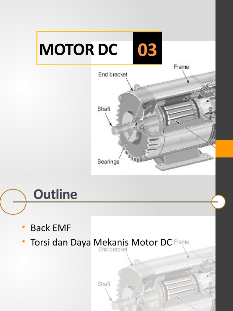 05 Motor DC 03 Back EMF Torsi Dan Daya Mekanis | PDF | Metode & Bahan Ajar
