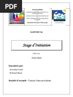 Rapport de Stage Tunisie Telecom | PDF | Html | Télécommunications