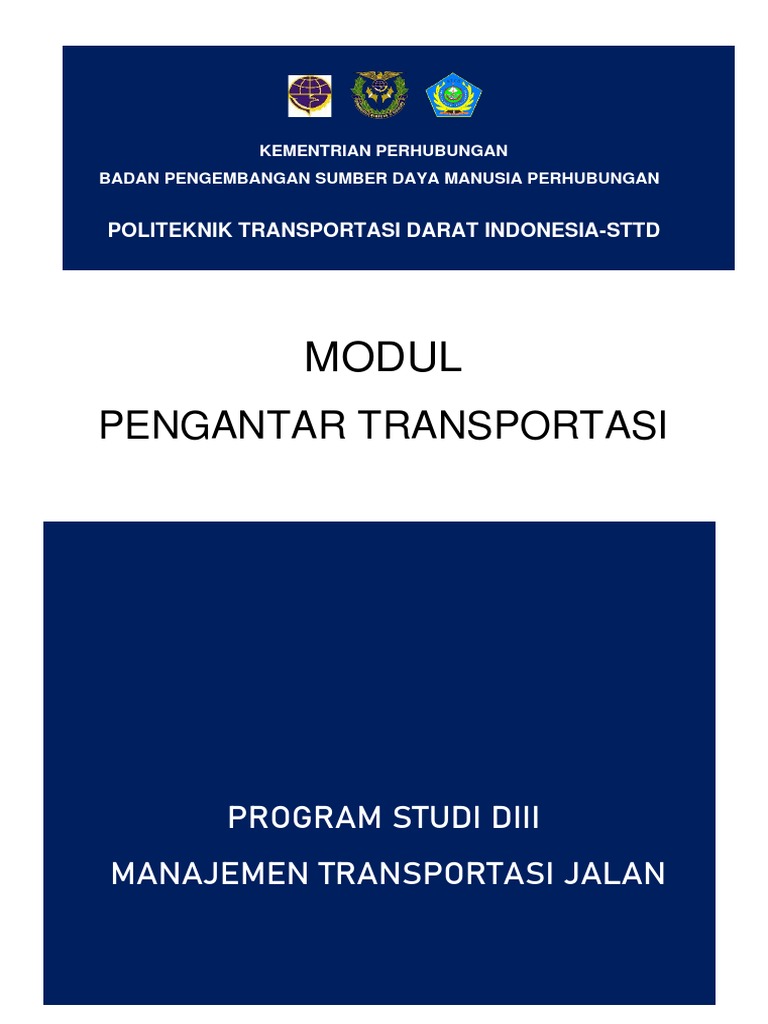 Modul Pengantar Transportasi | PDF