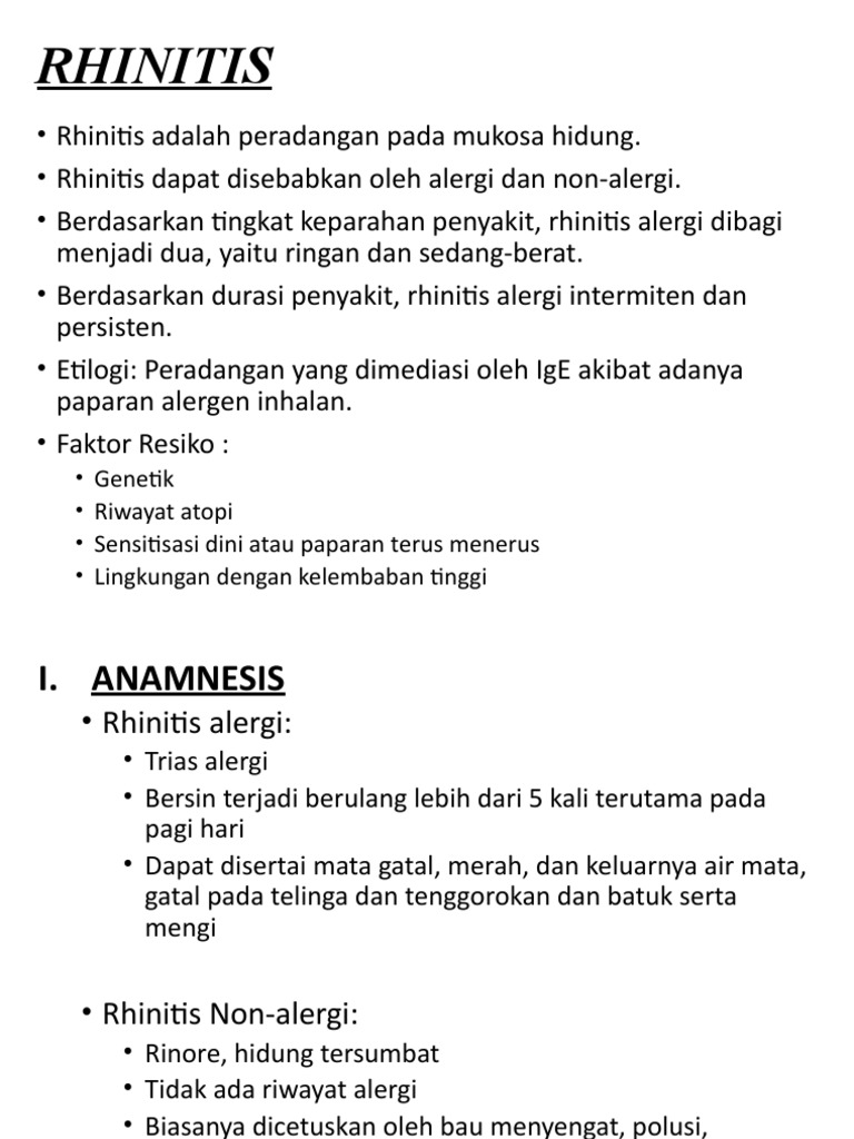 RHINITIS | PDF | Pengembangan Diri | Kesehatan Holistik