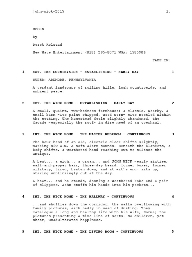 John Wick 2015 | PDF