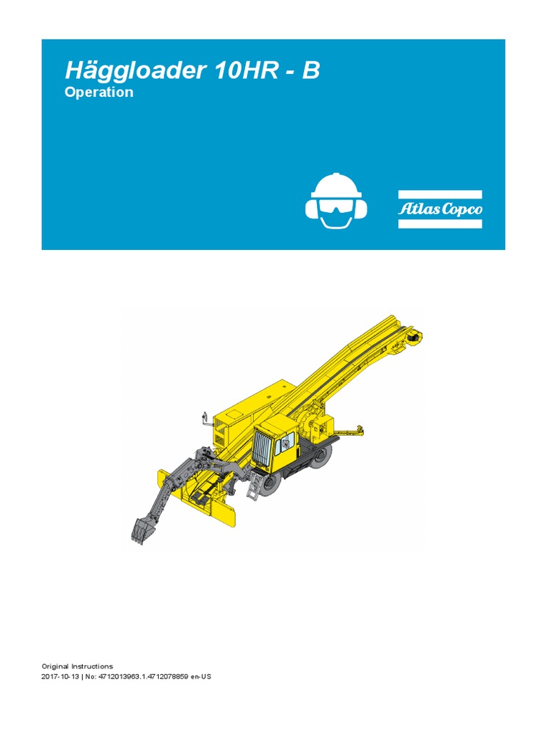 Häggloader 10HR-B - Operation | PDF | Axle | Pump