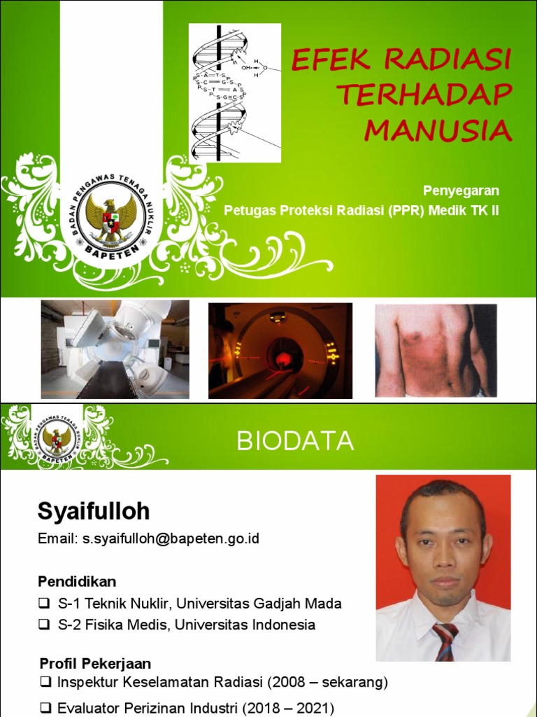 Dokumen Efek Radiasi | PDF
