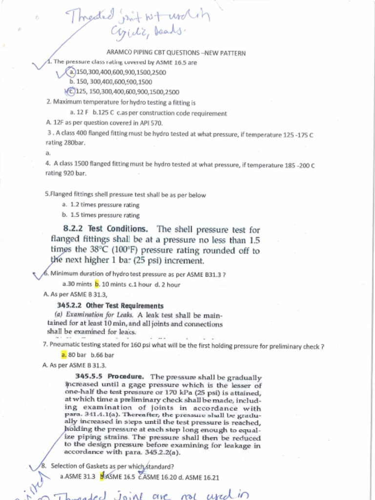 CBT Piping Notes 2 | PDF