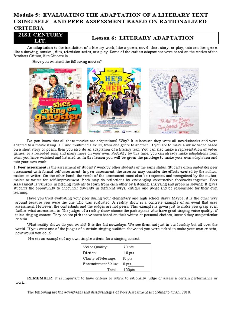 21ST Century Module 5 1 | PDF | Educational Assessment | Psychology