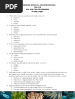 Multiple Choice Questions Class 5 Science | PDF | Seed | Bacteria