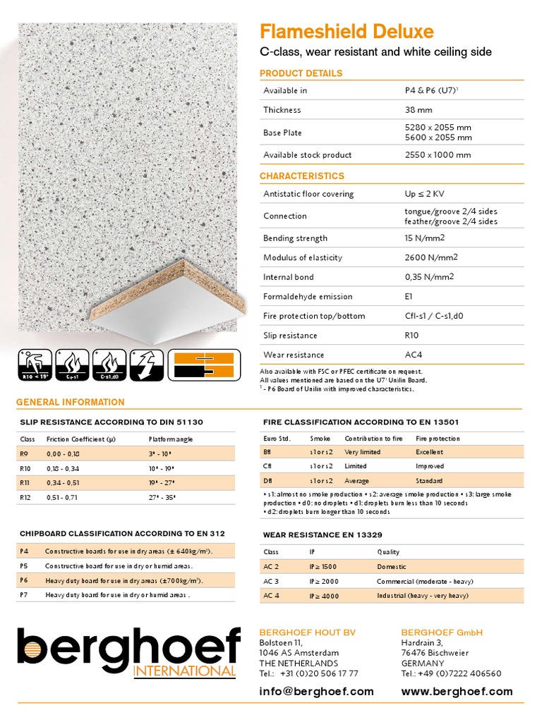 Productsheet Flameshield Deluxe EN | PDF | Civil Engineering | Applied ...