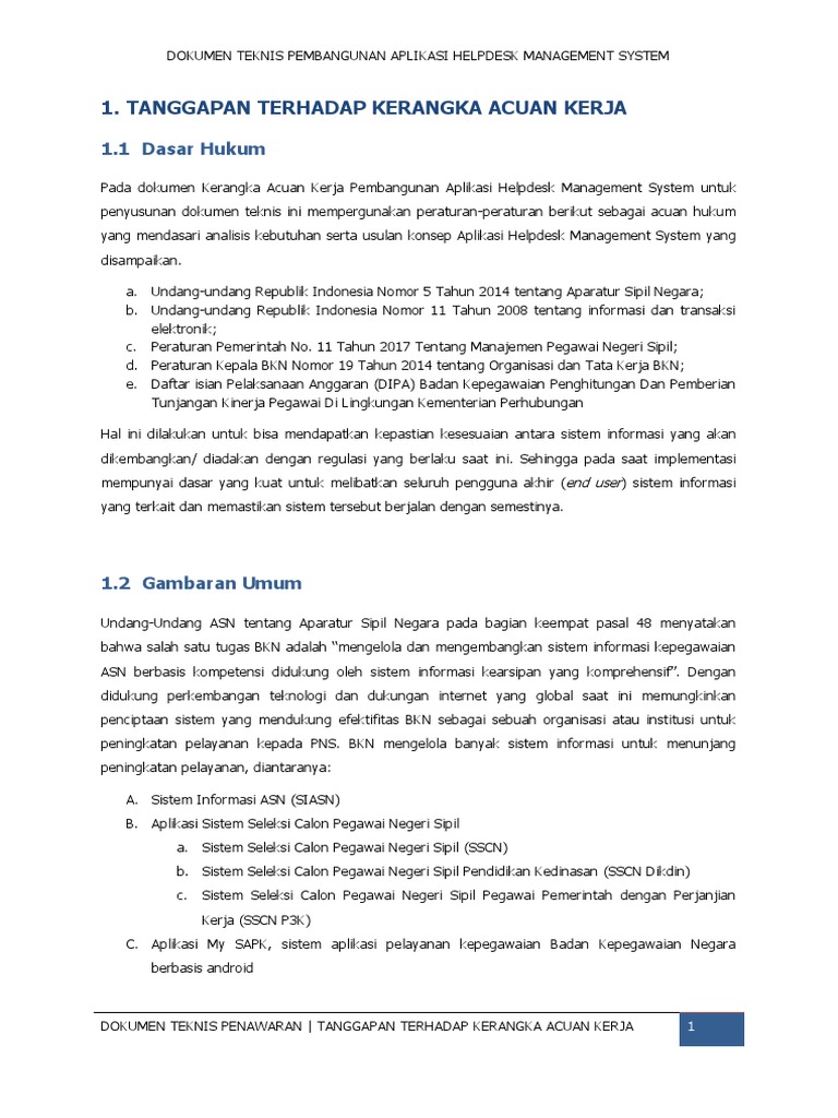 Dokumen Teknis | PDF