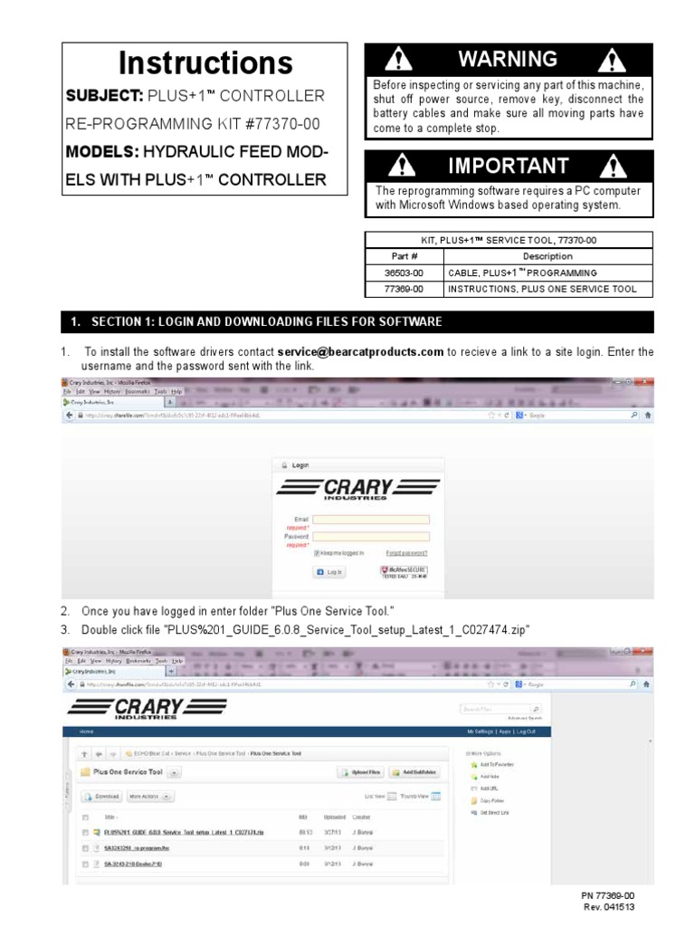 77369-00 Plus One Service Tool English 041513 | PDF | Dialog Box ...