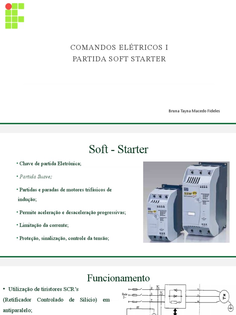 Soft Starter | PDF | Engenharia Elétrica | Eletricidade