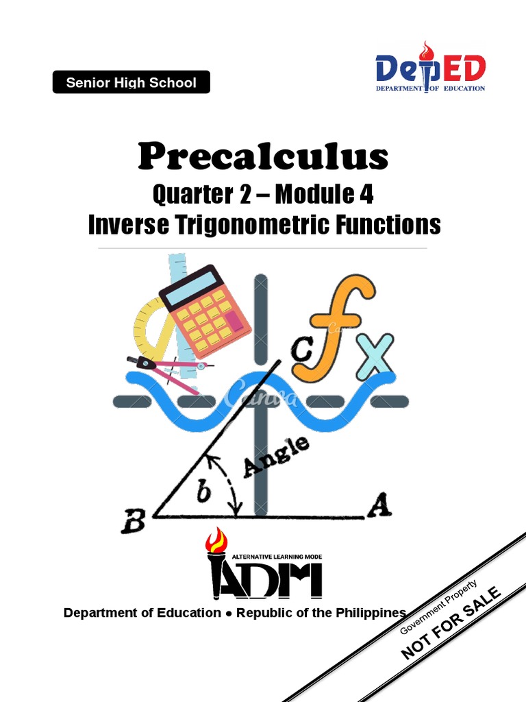 Precalculus11 - Q2 - M4 Inverse Trigonometric Function Ver4 | PDF ... Precalculus11 - Q2 - M4 Inverse Trigonometric Function Ver4 | PDF ...