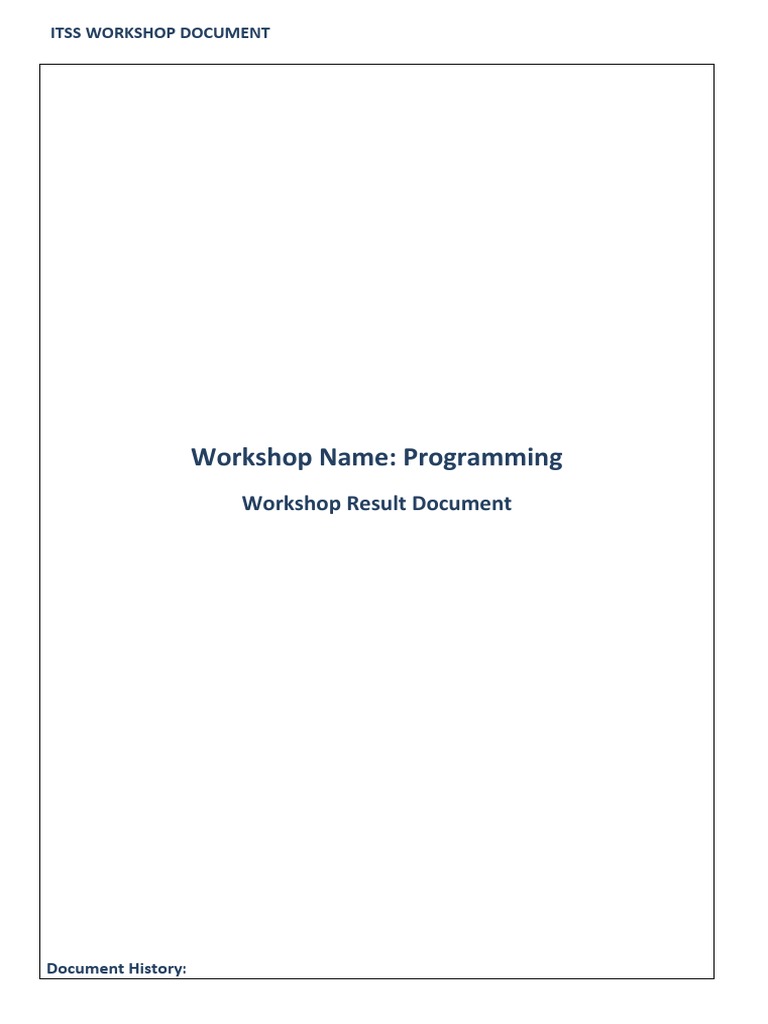 ITSS - Workshop.Exercise01 PT12 | PDF | Parameter (Computer Programming) | Debit Card