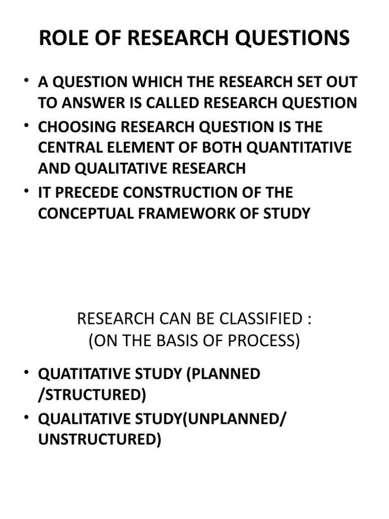 Defining Central Research Questions | PDF | Career & Growth | Art