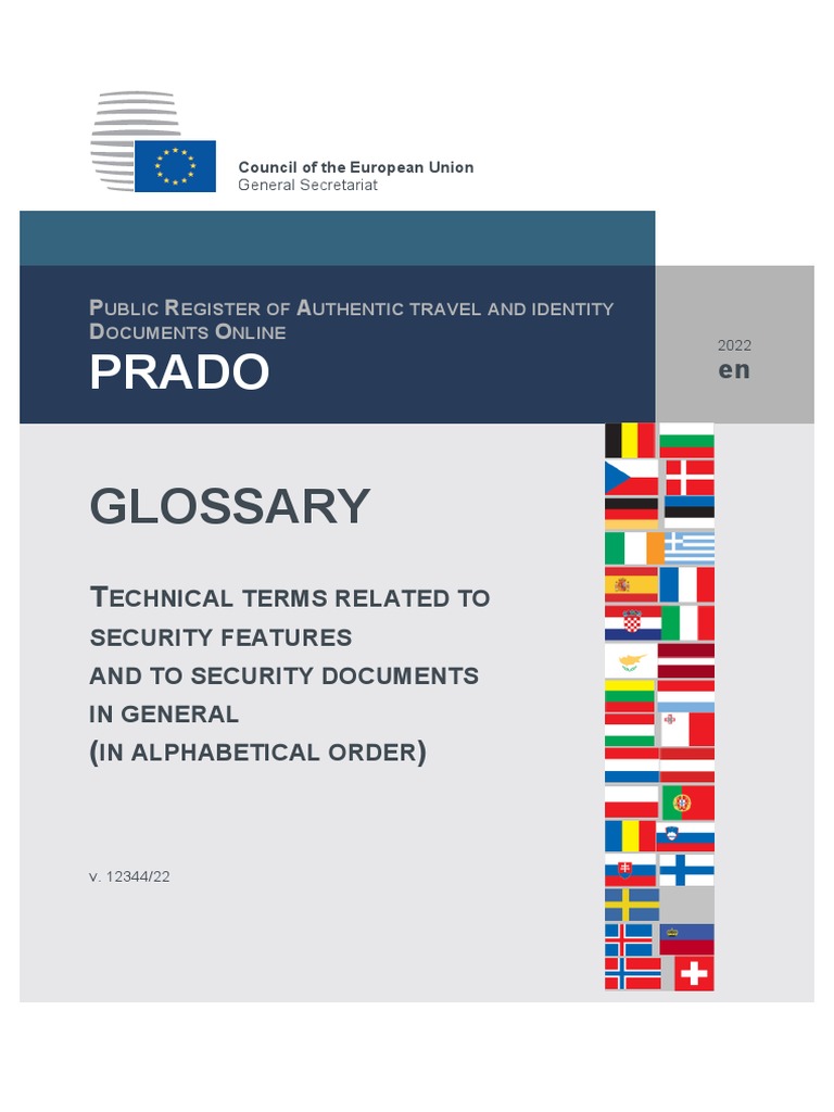 Prado Glossary | PDF