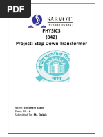 Transformer Class 12 Cbse Investigatory Project | PDF | Transformer ...