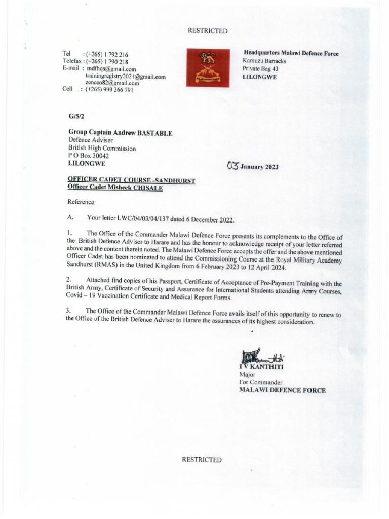 Nomination Letter | PDF