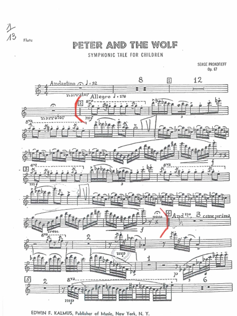 FLET - Prokofiev - Piotrus I Wilk | PDF