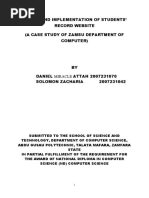 Student Records Management System | PDF | Databases | Records Management