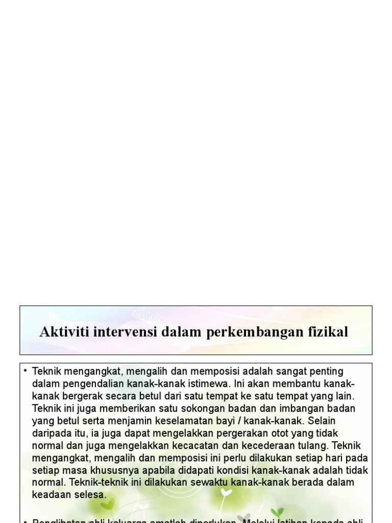 Slide PPT - Intervensi | PDF