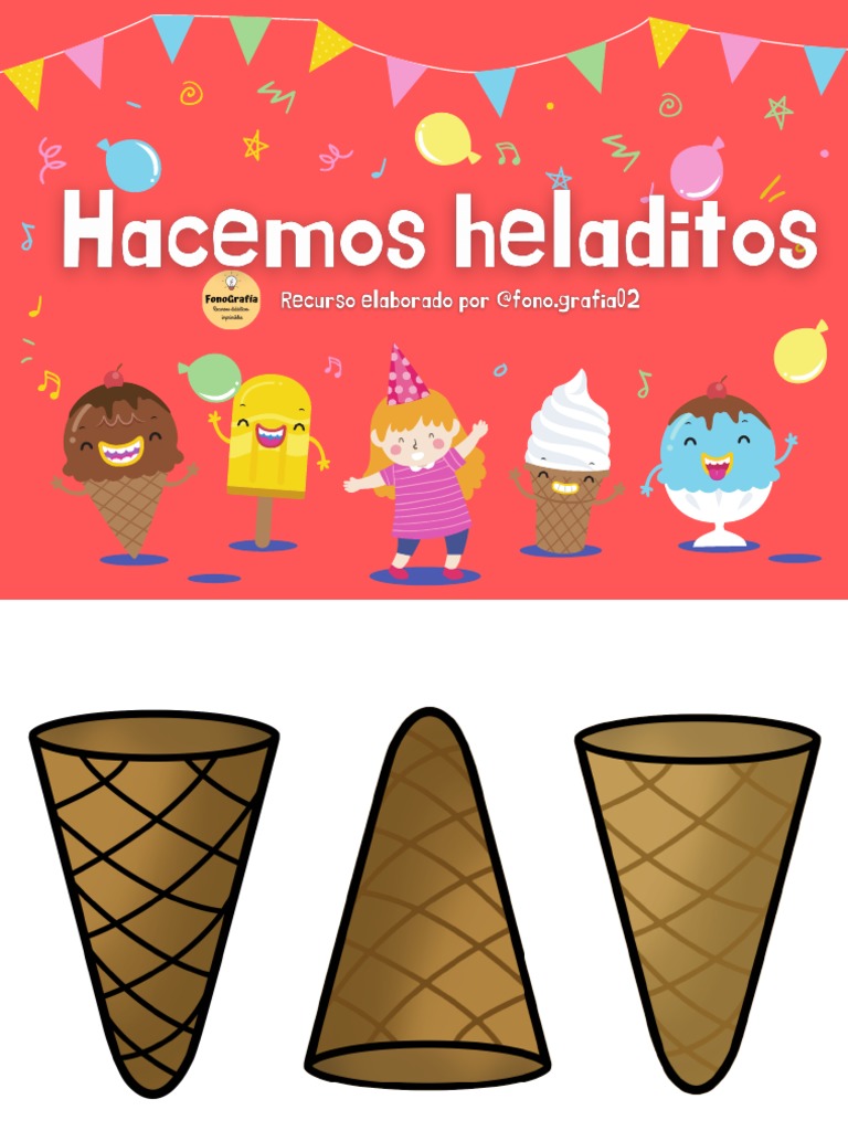 Hacemos heladitos @fono.grafia02 | PDF