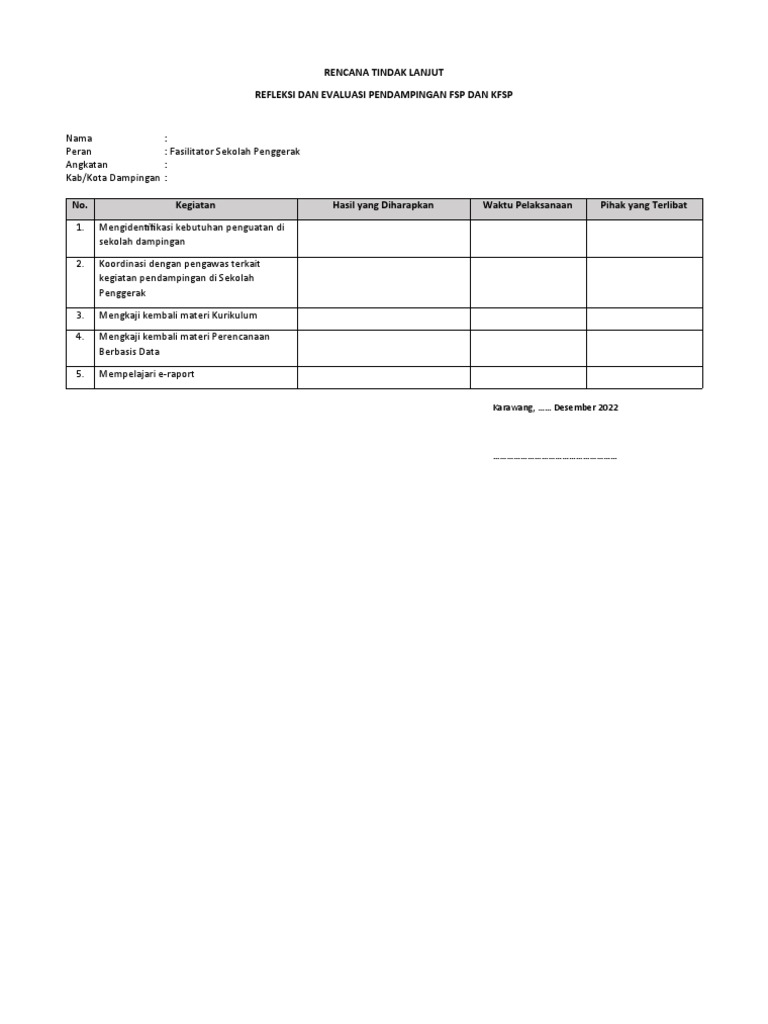 Form RTL FSP | PDF