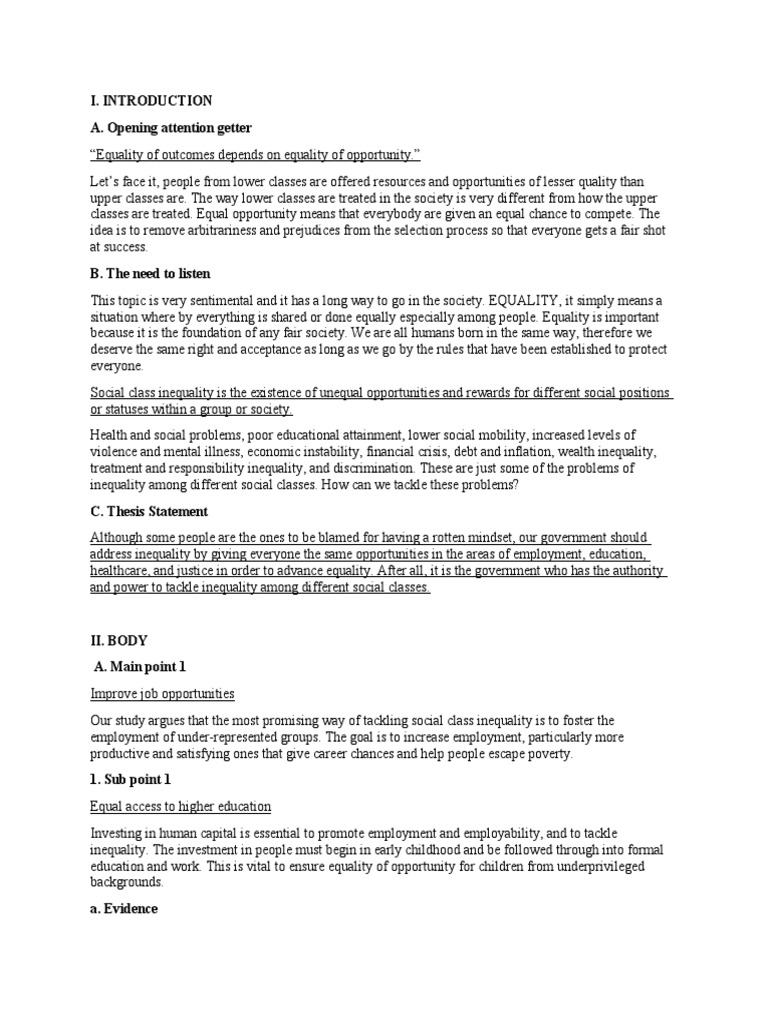 Extemporaneous Speech | Download Free PDF | Poverty & Homelessness | Discrimination & Race Relations