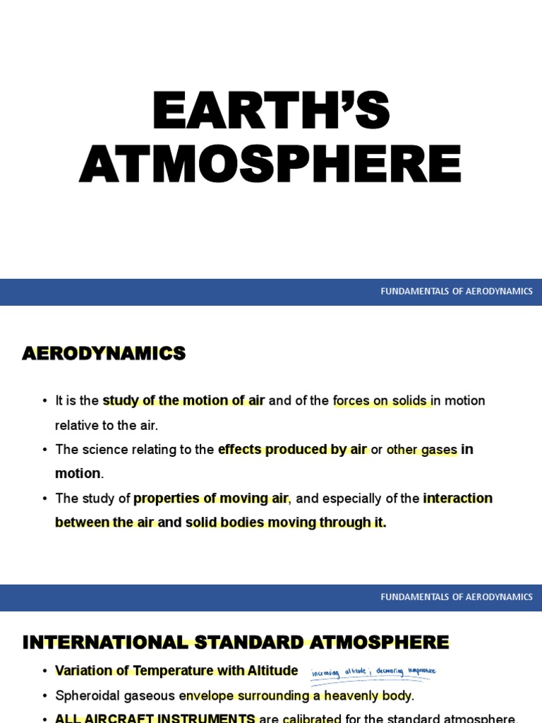 Module 1 - Earth's Atmosphere With Notes | PDF | Atmosphere Of Earth ...