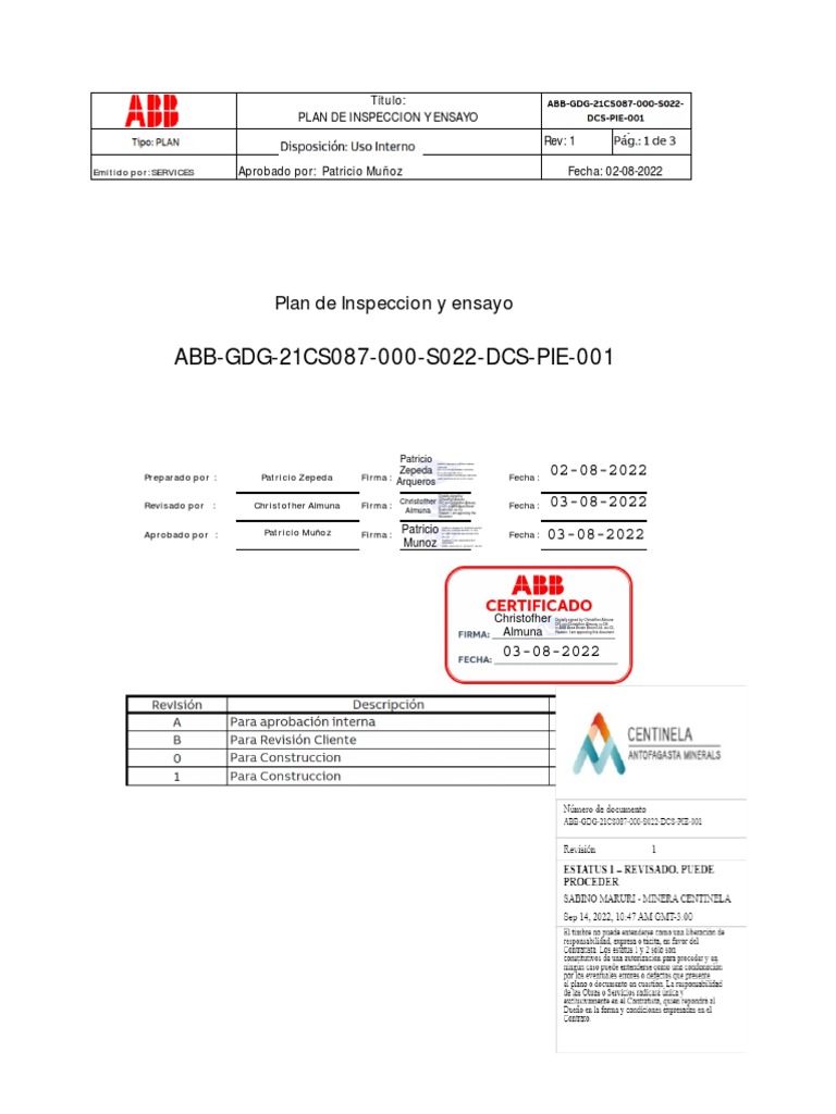 Abb GDG 21CS087 000 S022 DCS Pie 001 - 1 | PDF | Business