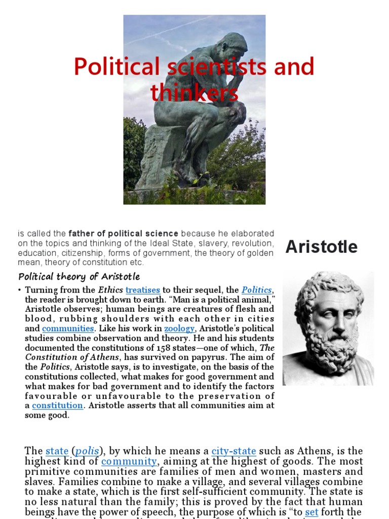 famous political scientists | PDF | John Locke | Mercantilism