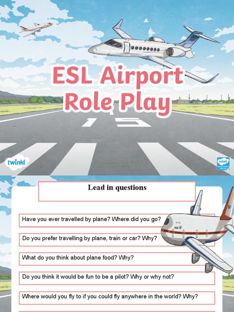 At The Airport Role Play | PDF | Airport | Aviation