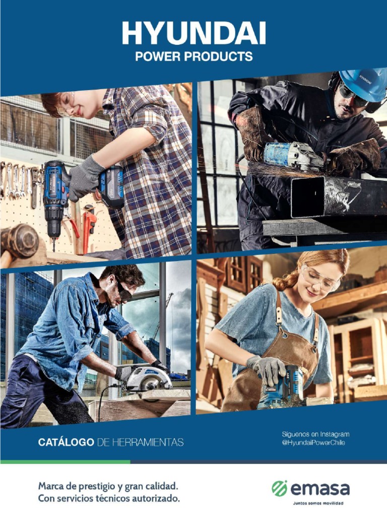 Catalogo Herramientas Hyundai - 2022 | PDF | Perforar | Abrasivo