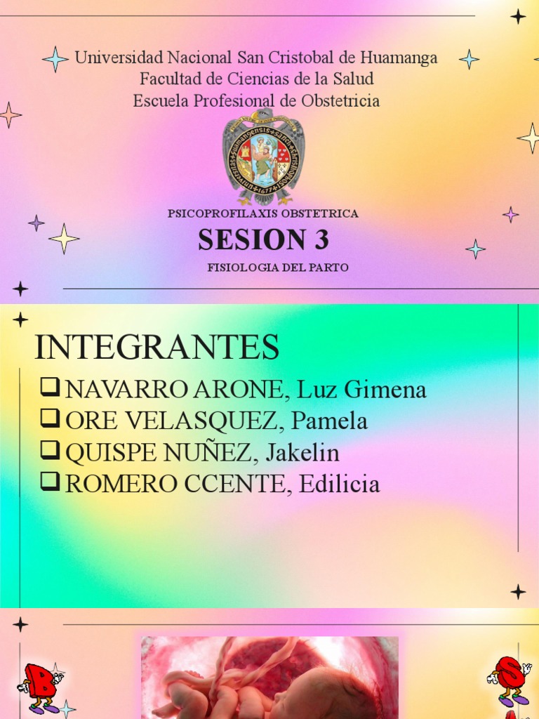 Psicoprofilais Sesion 3 | PDF | Parto | Especialidades Medicas