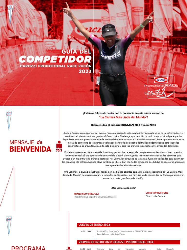 CDUC Guía Del Competidor PROMOTIONAL RACE | PDF | Triatlón | Deportes ...