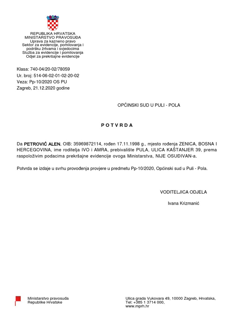 Podnesak PP 10 2020 2-4 | PDF