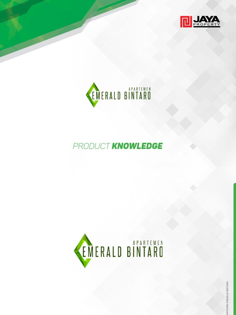 Product Knowledge Apartemen Emerald Bintaro | PDF
