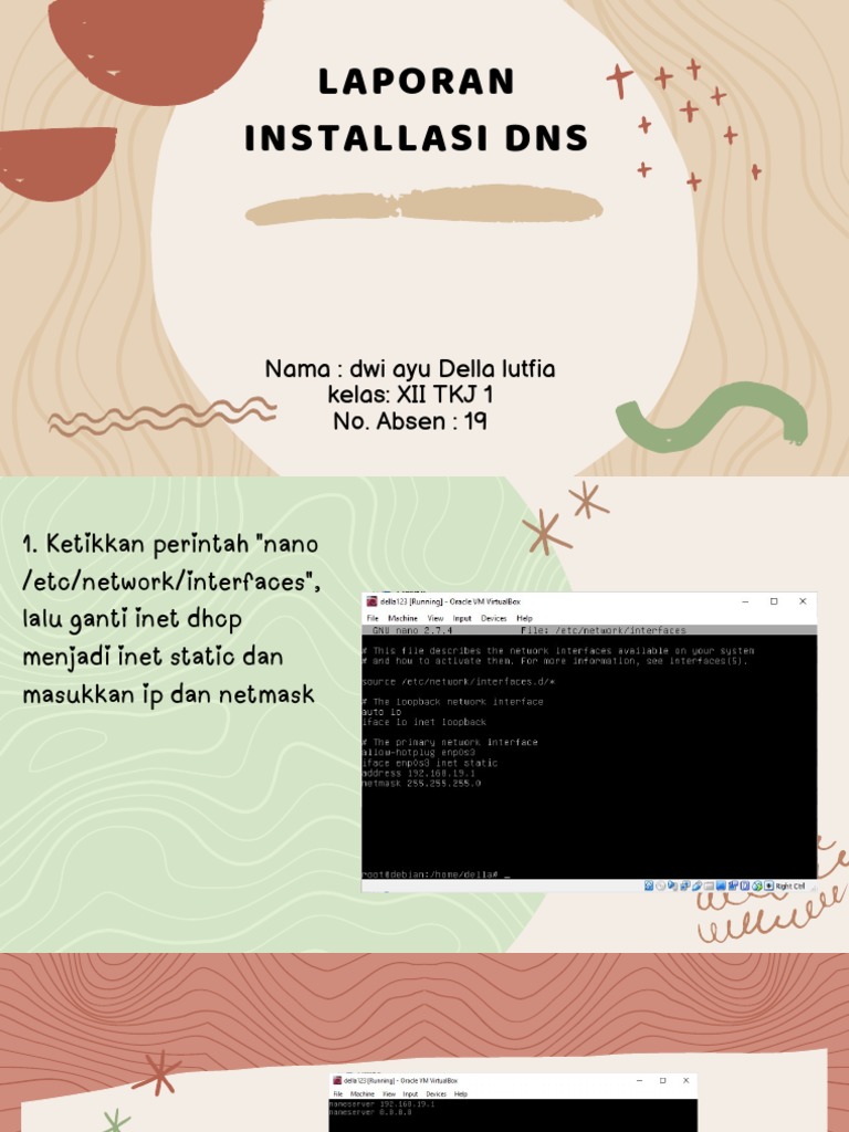 Laporan Installasi DNS: Nama: Dwi Ayu Della Lutfia Kelas: XII TKJ 1 No. Absen: 19 | PDF | Griya ...