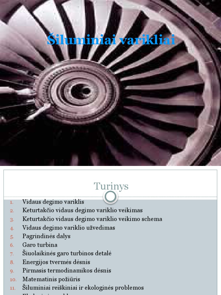 9-Siluminiai Varikliai-Ppt-61 | PDF