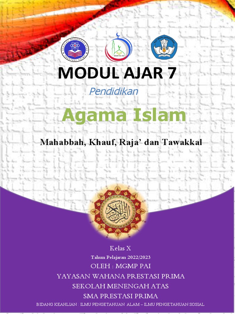 Modul Pembelajaran 7 Pai | PDF