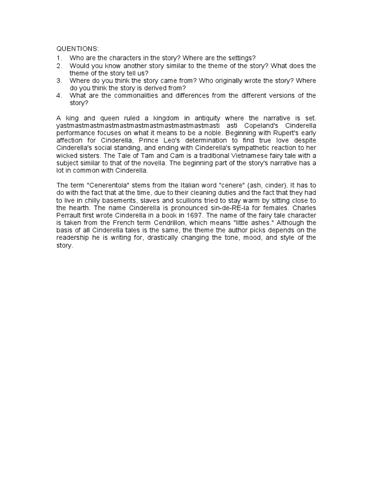 Cinderella GREAT BOOKS | PDF